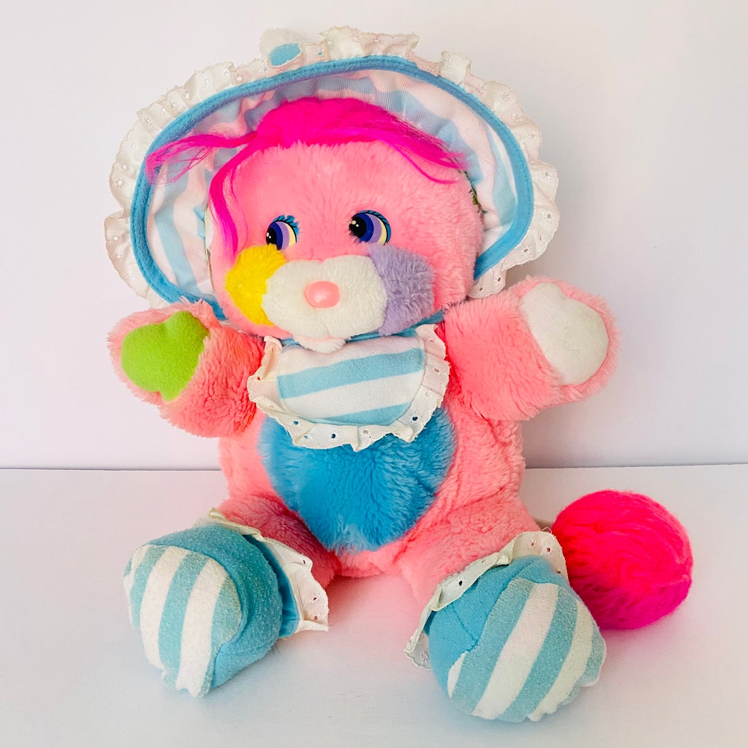 Those Characters From Cleveland Pink Popples 1986 12" Plush Stuffed ...