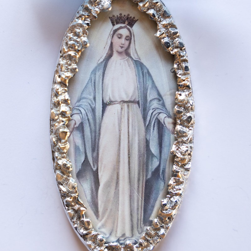 Virgin Mary Icon - Etsy