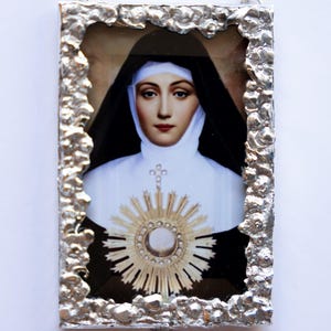 Saint Clare, Clare of Assisi, Religious Icon, Religious Gift, Catholic ...