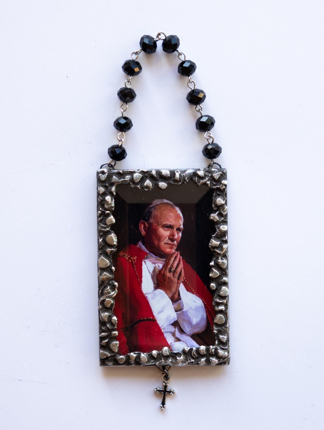 Saint Pope John Paul II, John Paul Ornament, Religious Icon, Religious ...