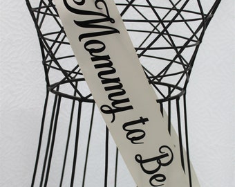 Mommy to Be Lightning Font Baby Shower Sash - Etsy