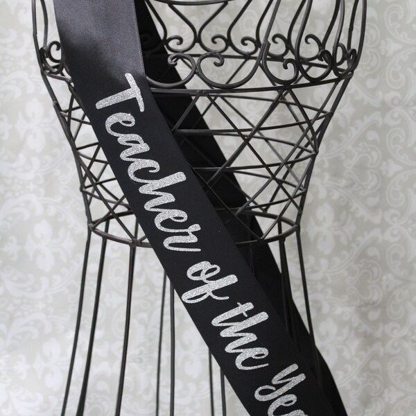 Teacher Sash - Etsy