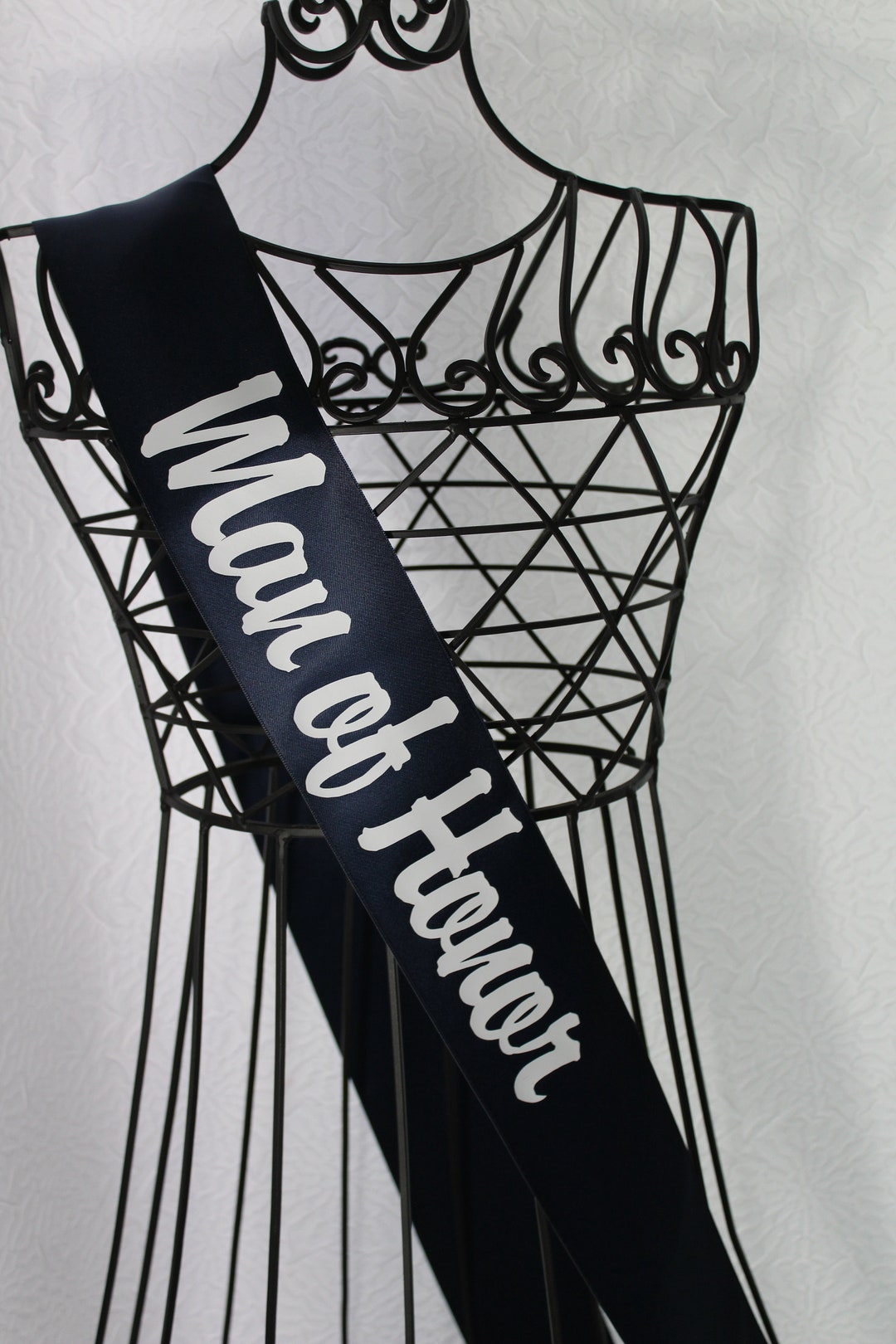 Semi Cursive Man of Honor Bachelor/bachelorette Party Sash - Etsy
