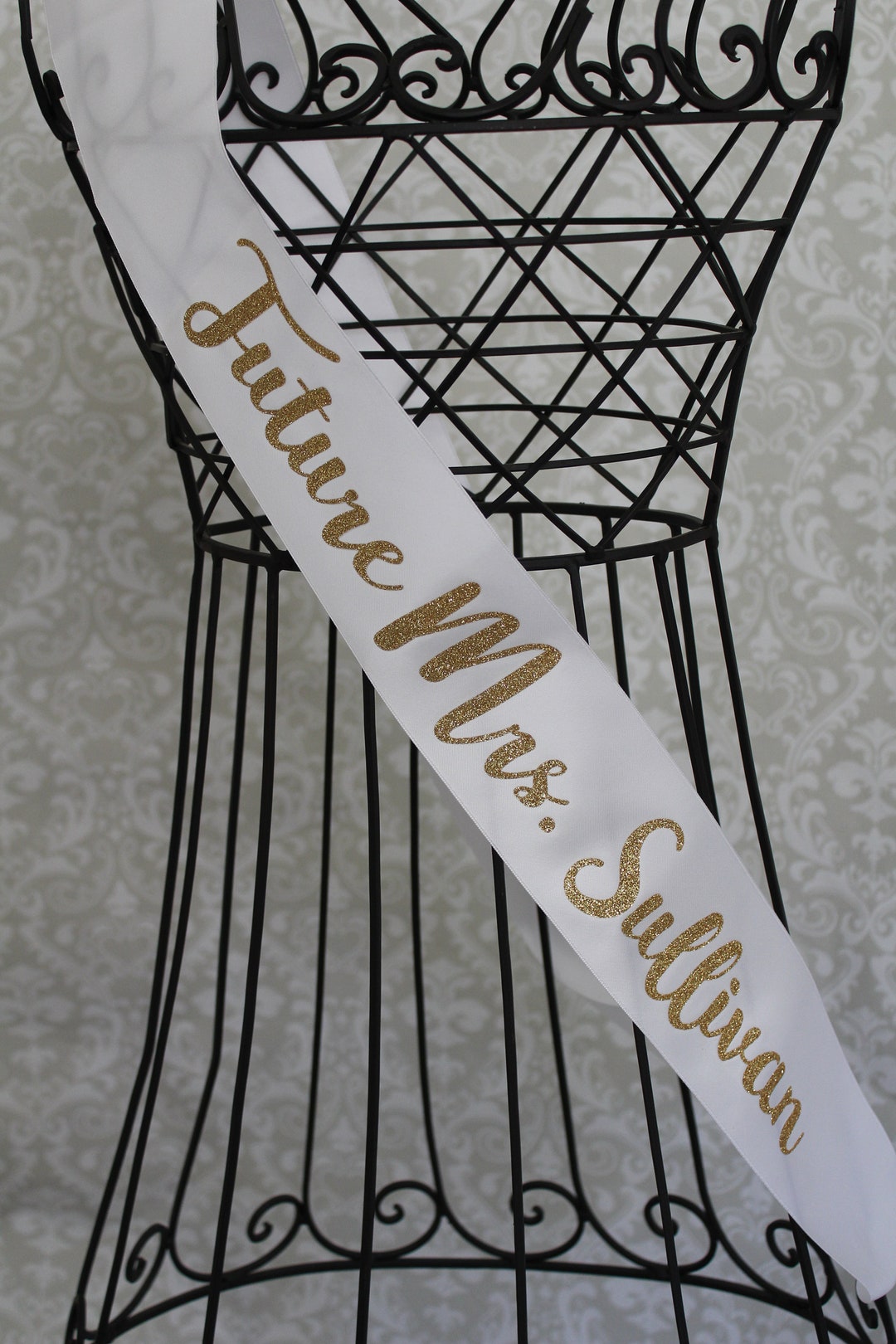 Northern Lights Cursive Personalized Future Mrs. Bridal Sash - Etsy