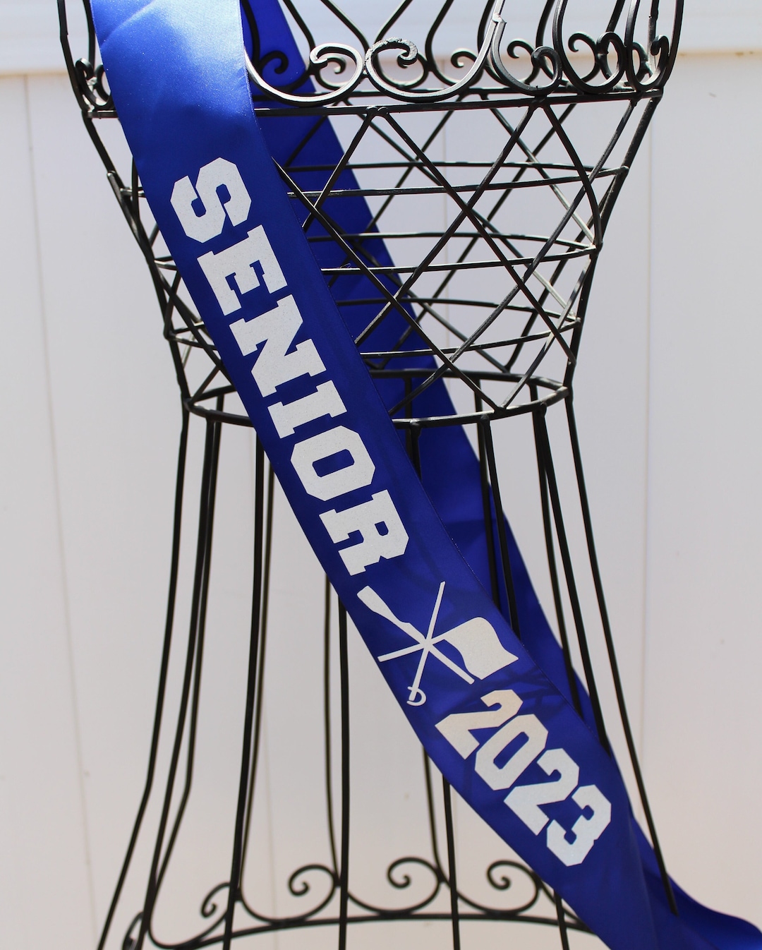 Senior ( Color Guard Symbol) With Customized Year Senior Sash - Etsy