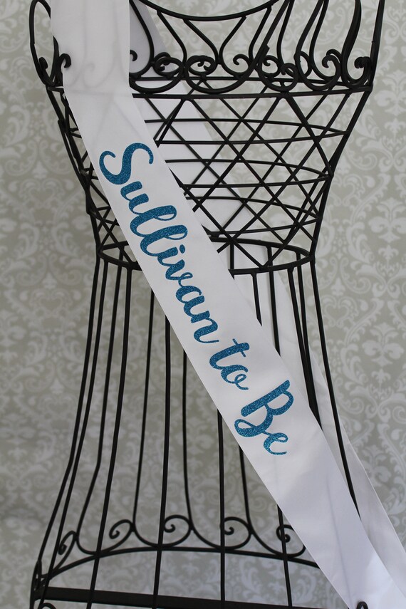 Northern Lights Cursive Personalized to Be Bride Sash - Etsy