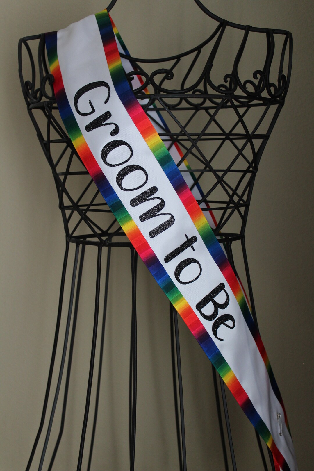 Customized/personalized Added Rainbow Edged Bride to Be/groom to Be ...