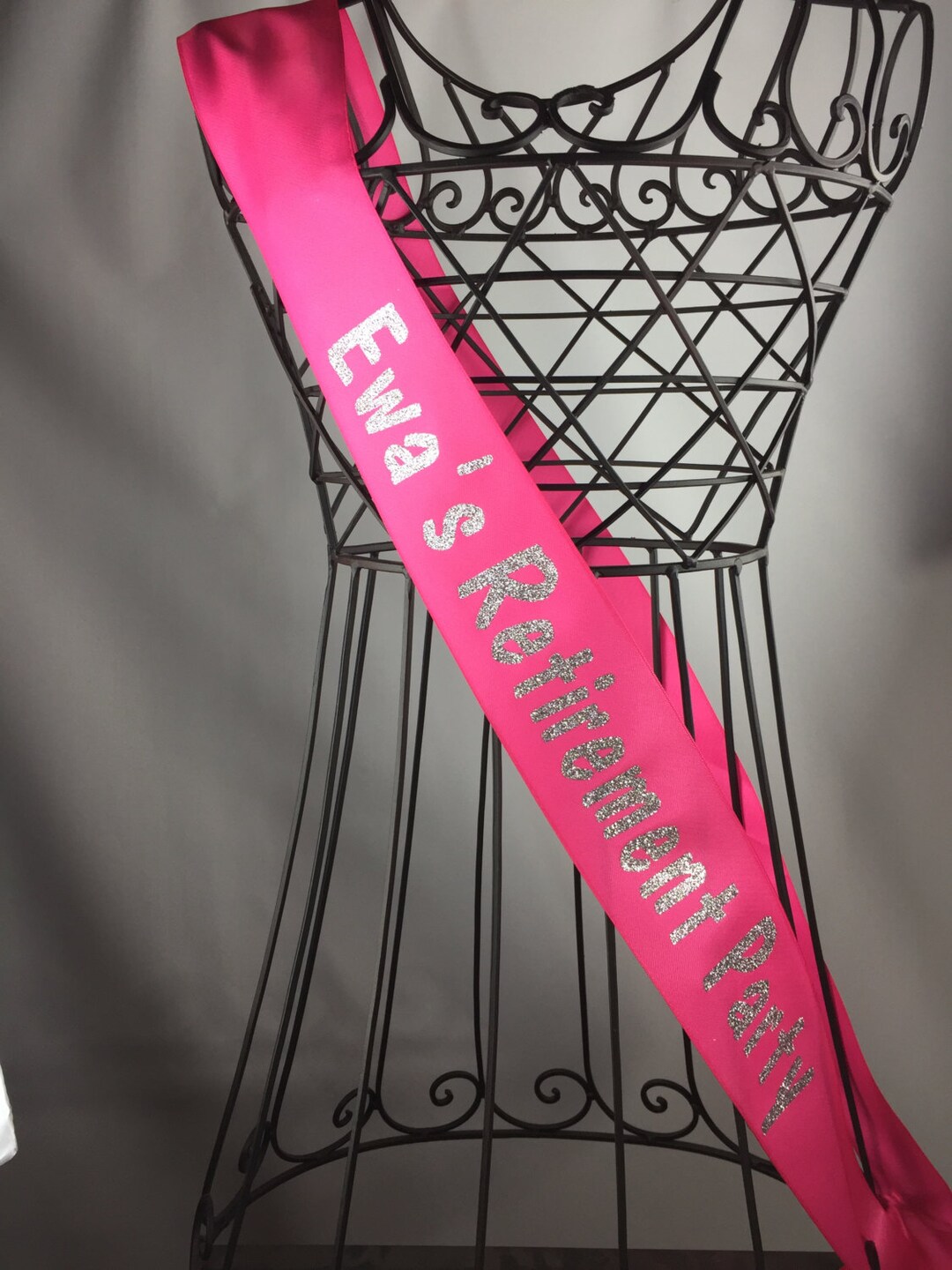 Personalized Retirement Party Sash - Etsy