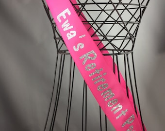 Custom Retirement Sash Retirement Party Sash Finally Retired Sash ...