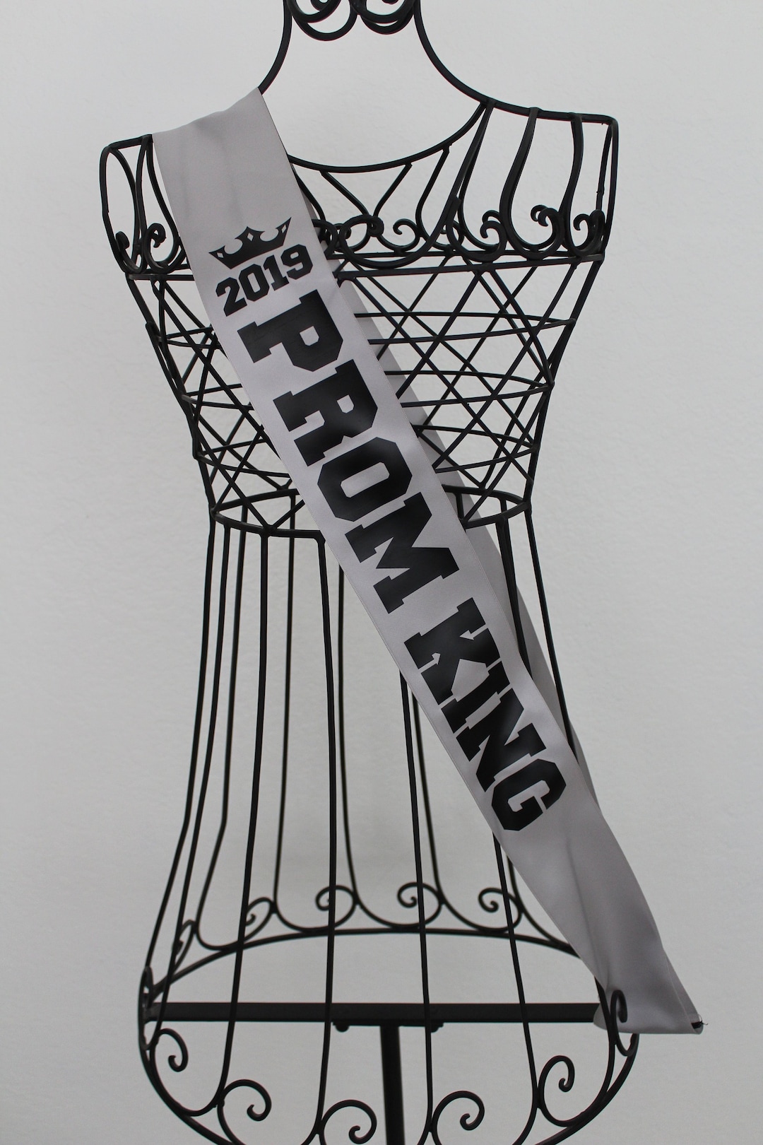 Prom King Senior Sash With Crown and Year - Etsy