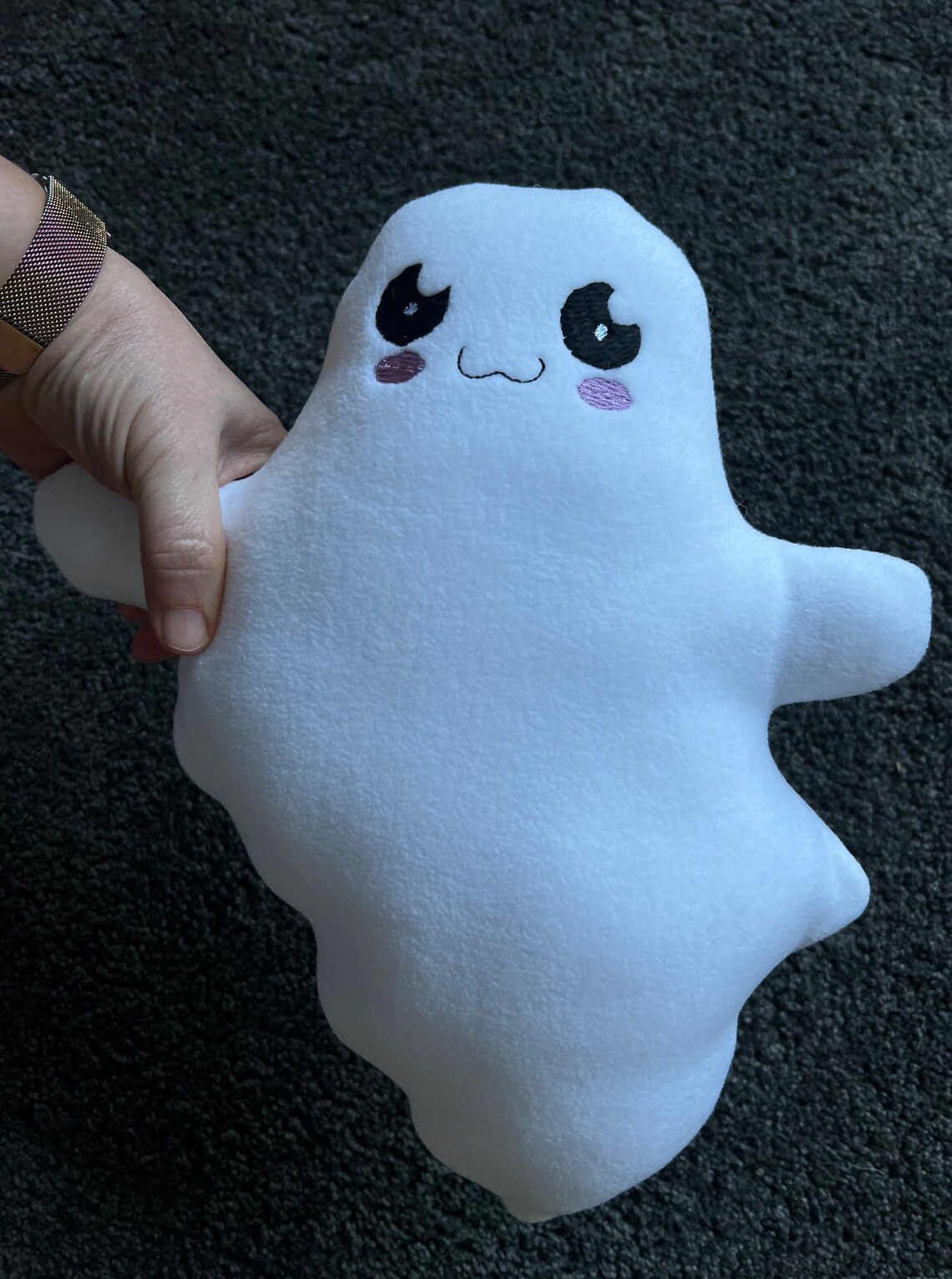 ITH Halloween Ghost Stuffy Embroidery File: Keyring, Heatbag, Dog Toy ...