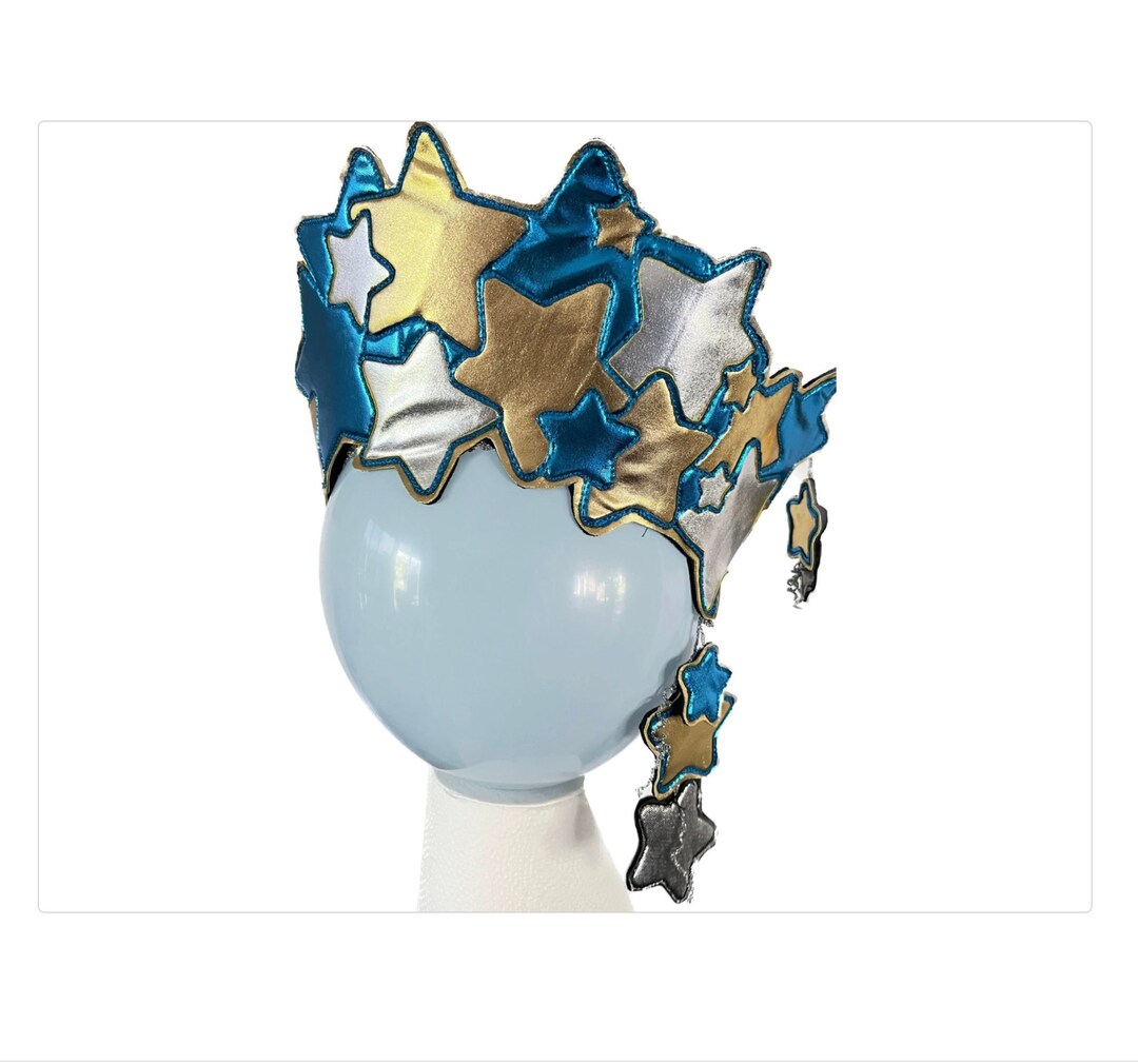 Star Birthday Crown Embroidery Design: ITH Dress up Crown (PDF Pattern ...