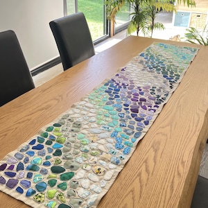 Machine Embroidery Pattern: Seaglass, Gemstone & Pebble-inspired ...