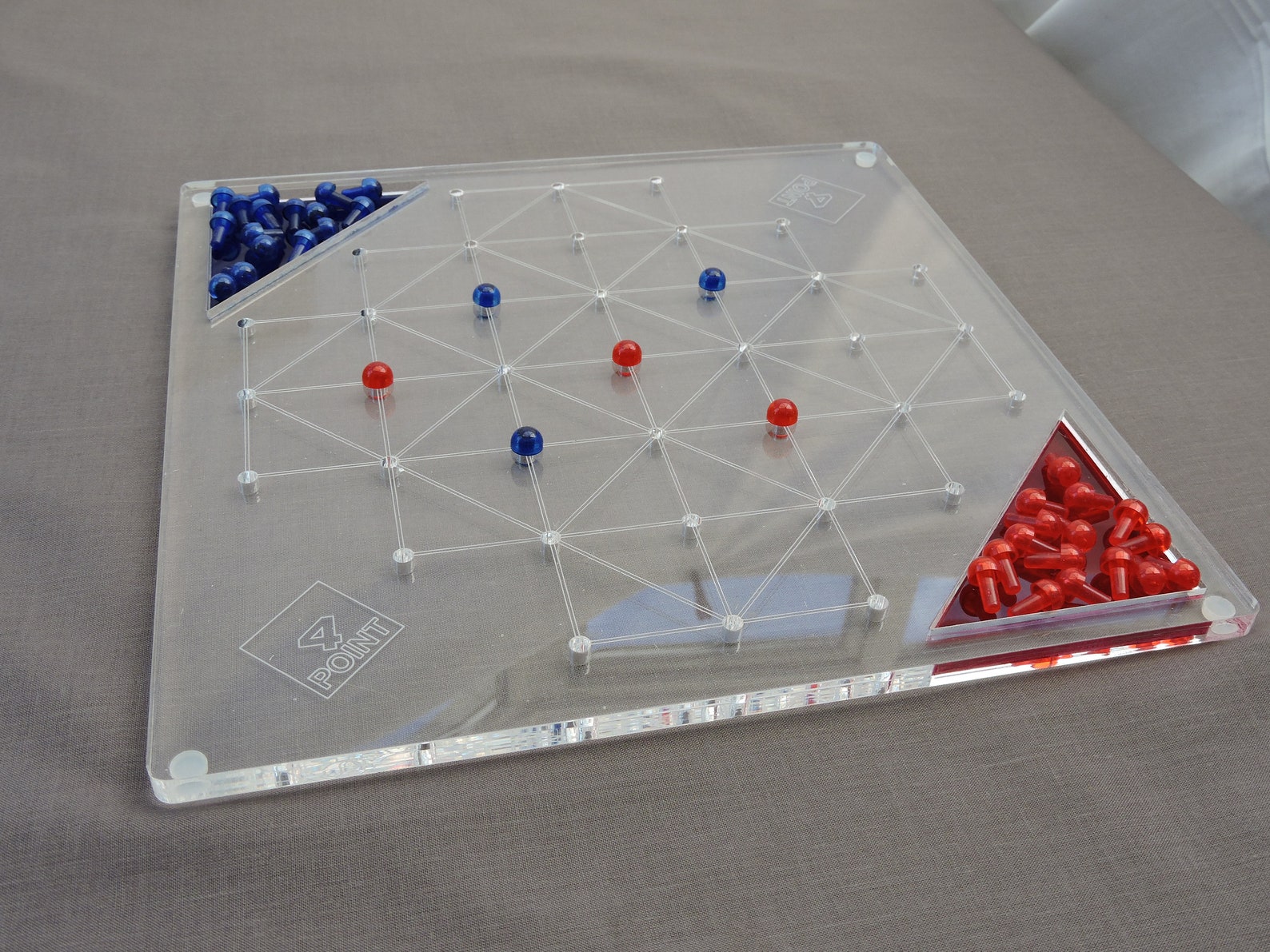 4 POINT Board Game in Acrylic (limited Edition) - Etsy