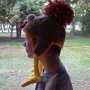 Birdbrain Turkey Hat: Crochet Turkey Trot Hat Pattern - Etsy