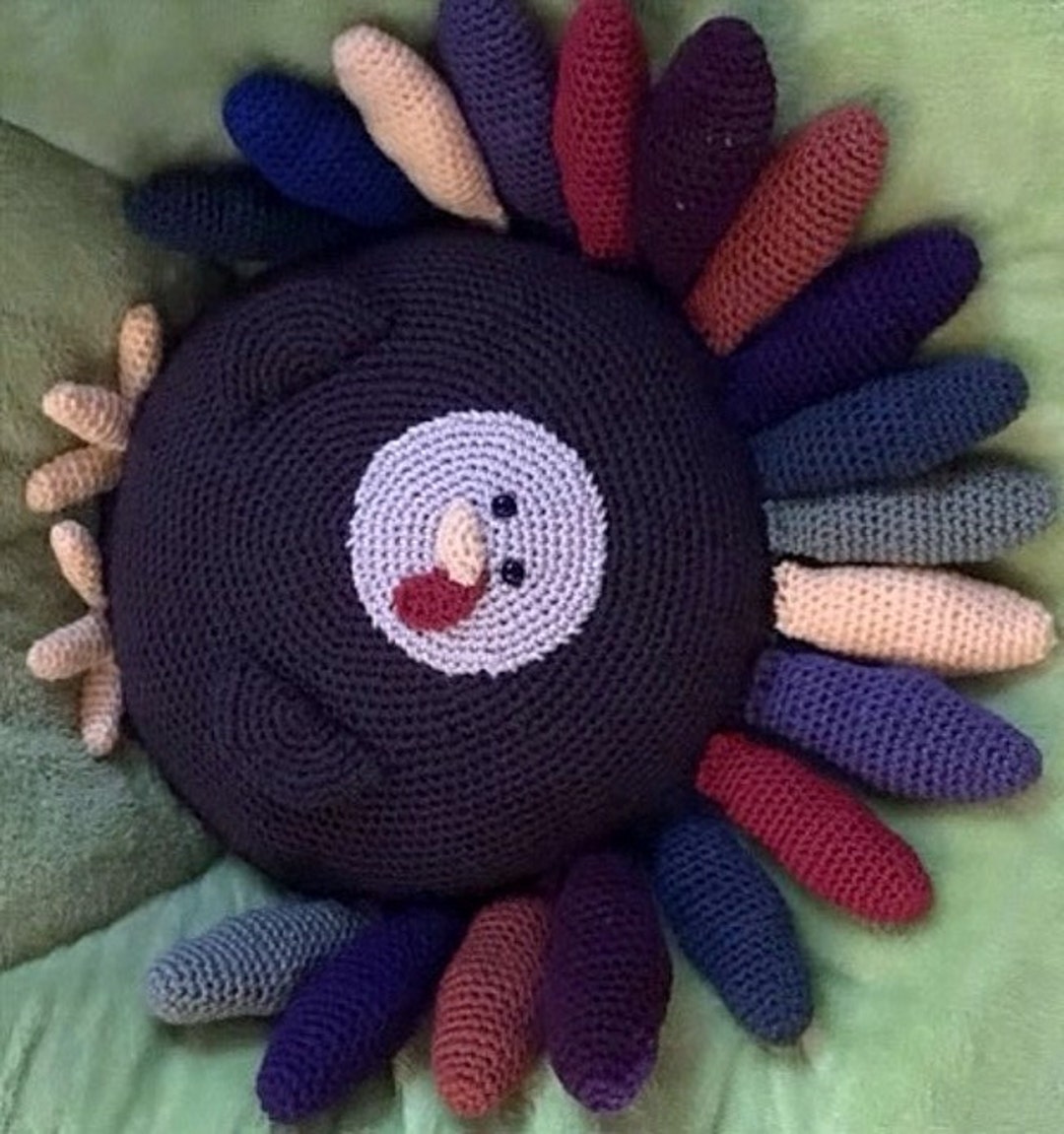 Crochet Turkey Pillow Pattern PDF - Etsy