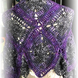 Square Dance Shrug Scarf Pattern - Etsy