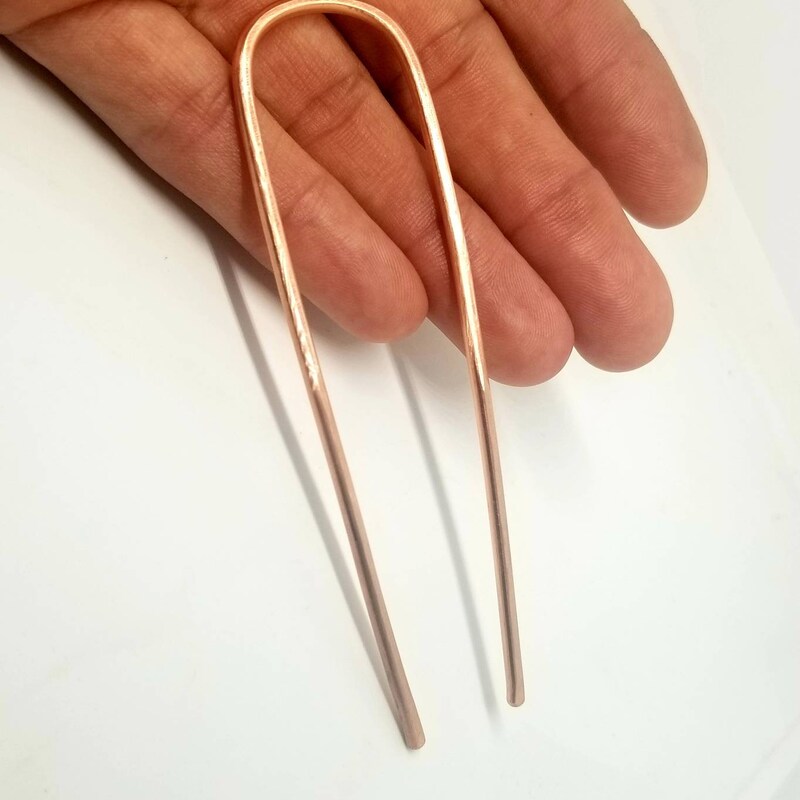 Copper Hair Pin - Etsy