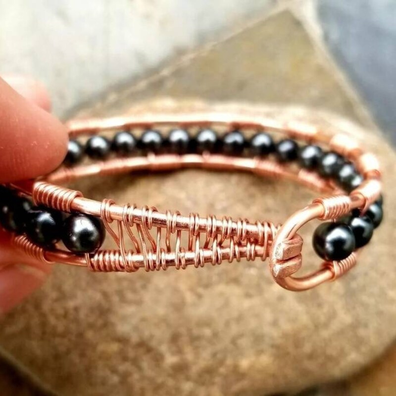 Copper Wire Cuff - Etsy