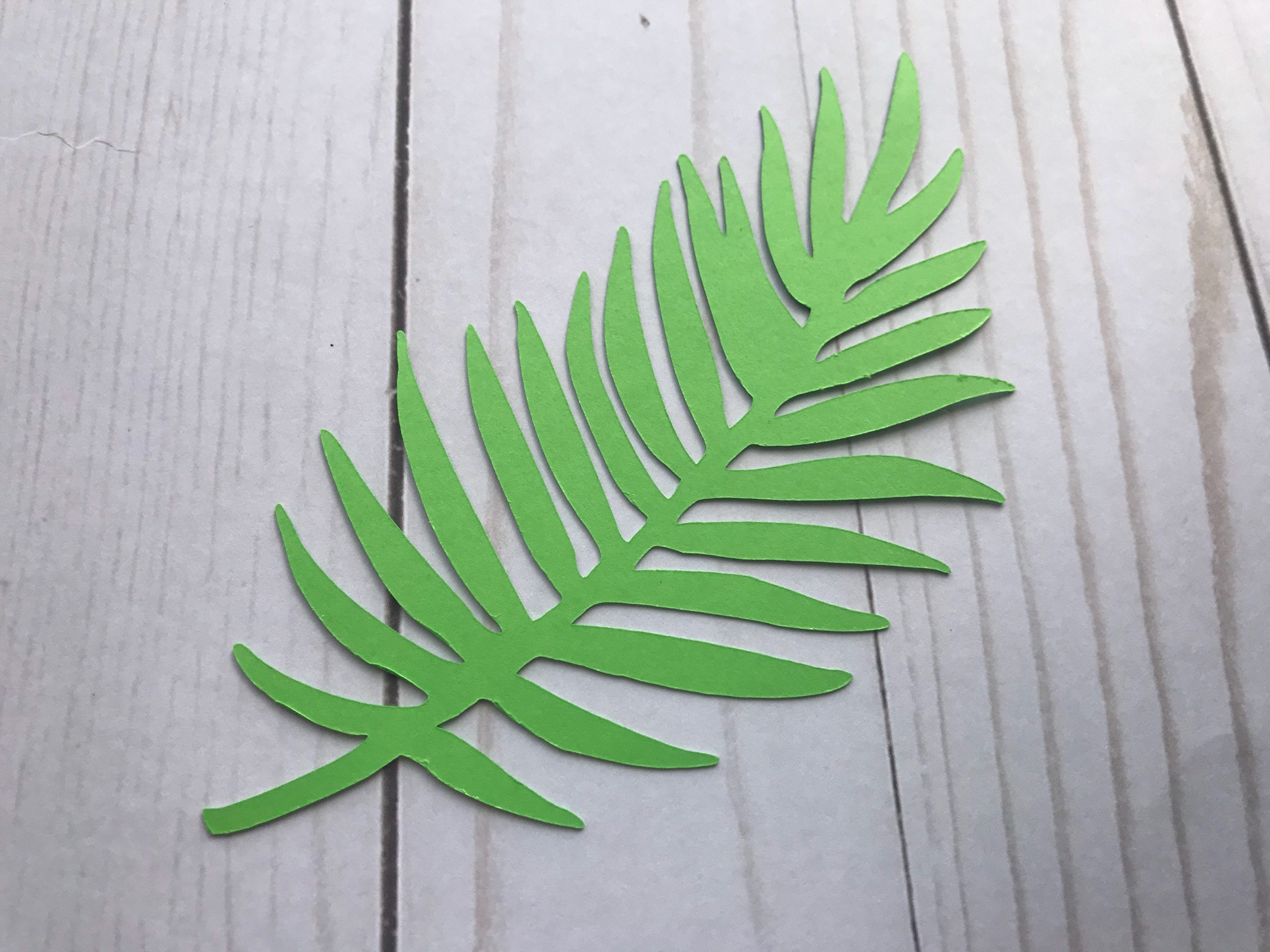 How To Cut Out Tropical Leaves