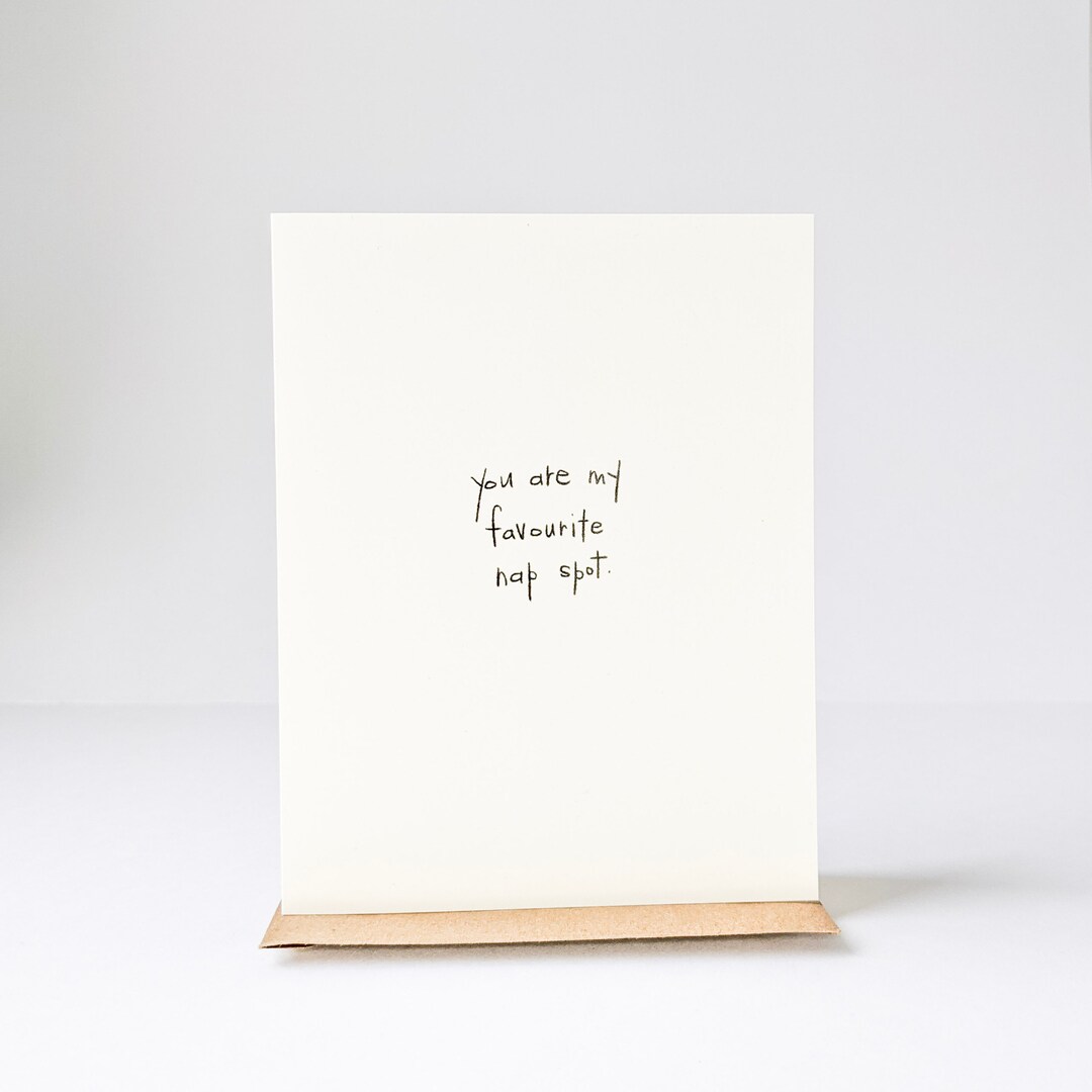 Nap Spot Card - Etsy Canada