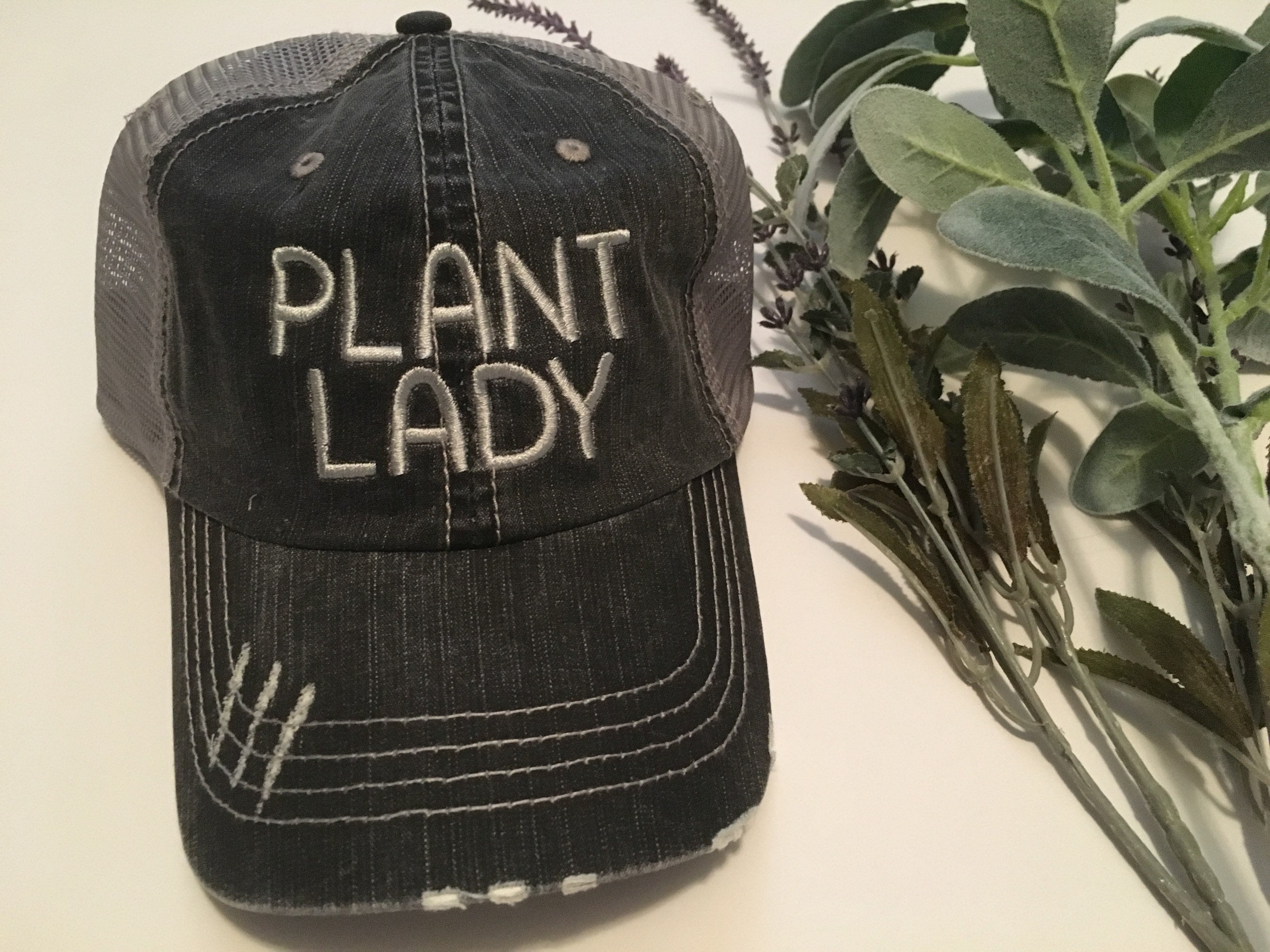 Plant Lady Hat. Gardening. Plants. Garden. Wildflower. Womens | Etsy