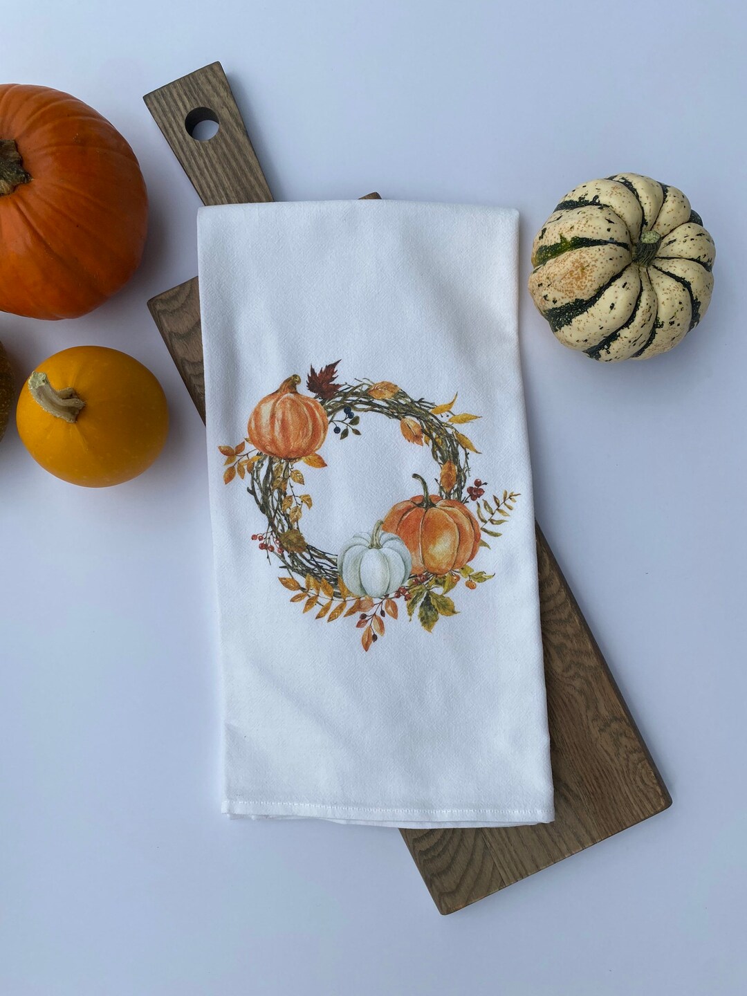 Fall Tea Towels. Fall Decor. Flour Sack Towels. Fall Dish Towel ...