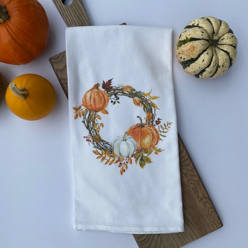 Fall Tea Towel Png - Etsy