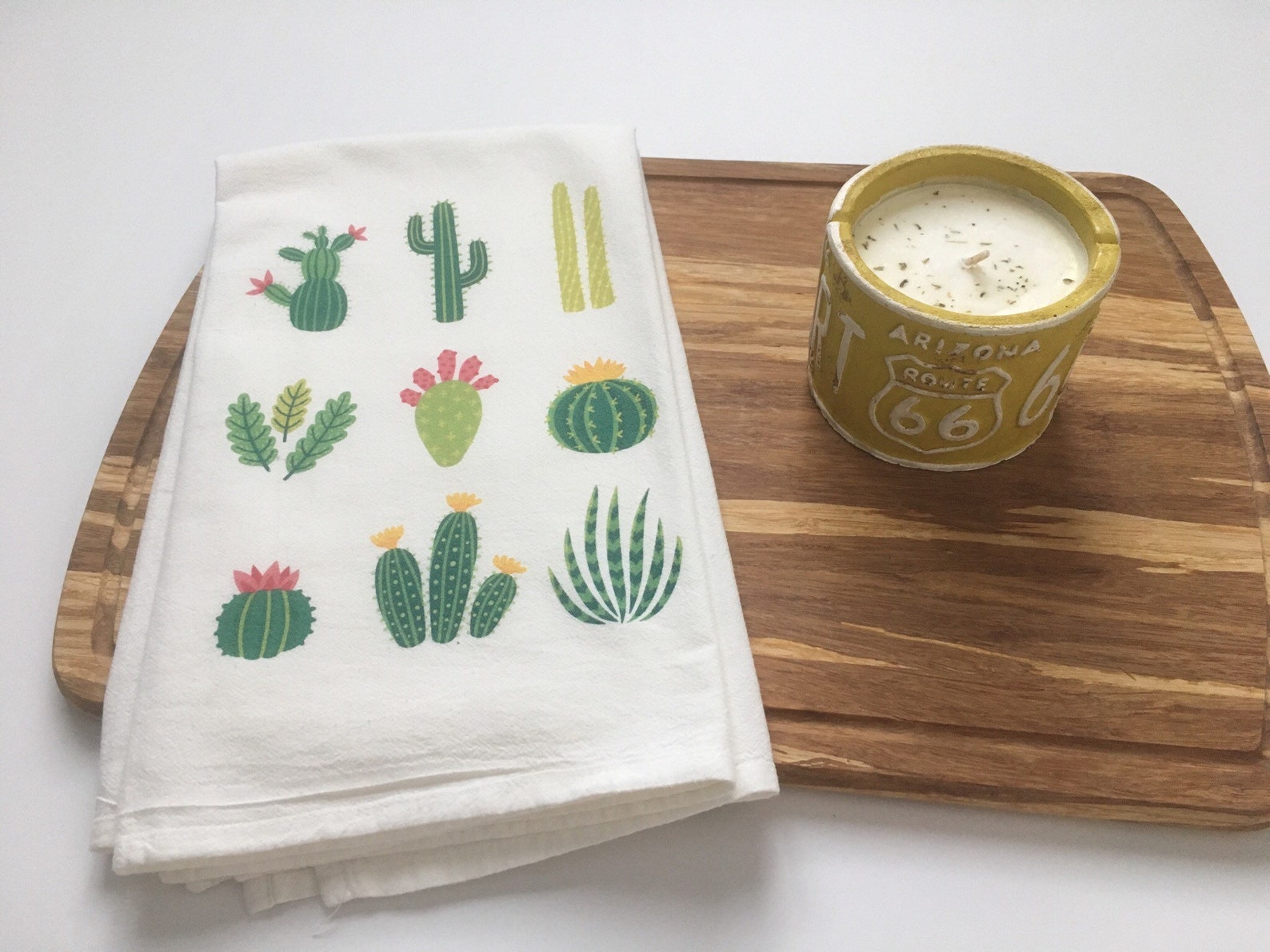 Cactus Tea Towel. Flour Sack Towels. Farmhouse Decor. Tea - Etsy