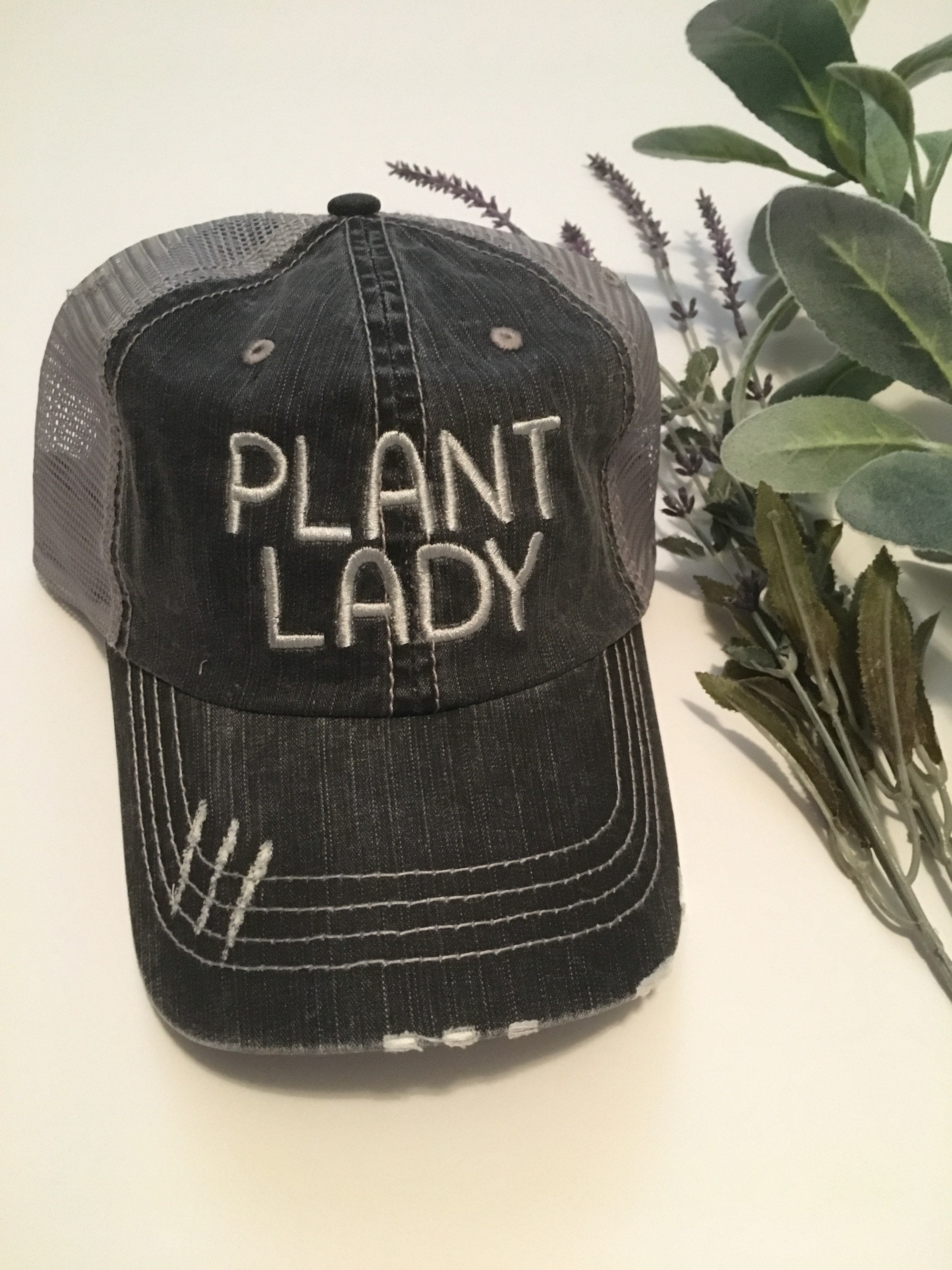Plant Lady Hat. Gardening. Plants. Garden. Wildflower. Womens | Etsy