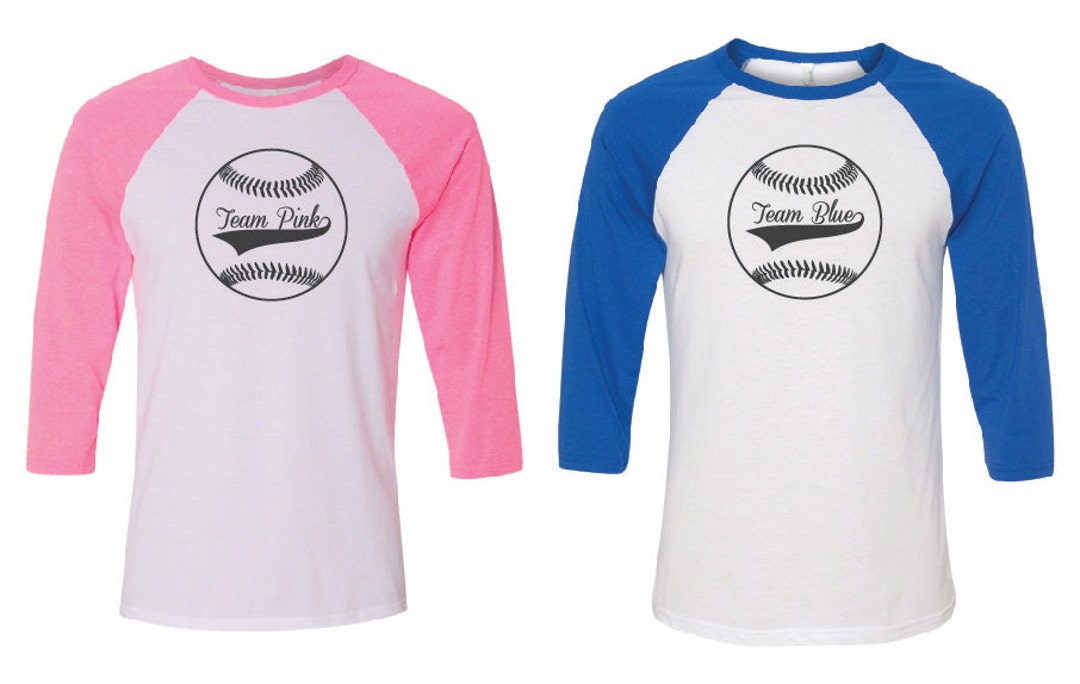 Gender Reveal Shirt. Gender Reveal Baseball. Gender Reveal. Team Pink ...