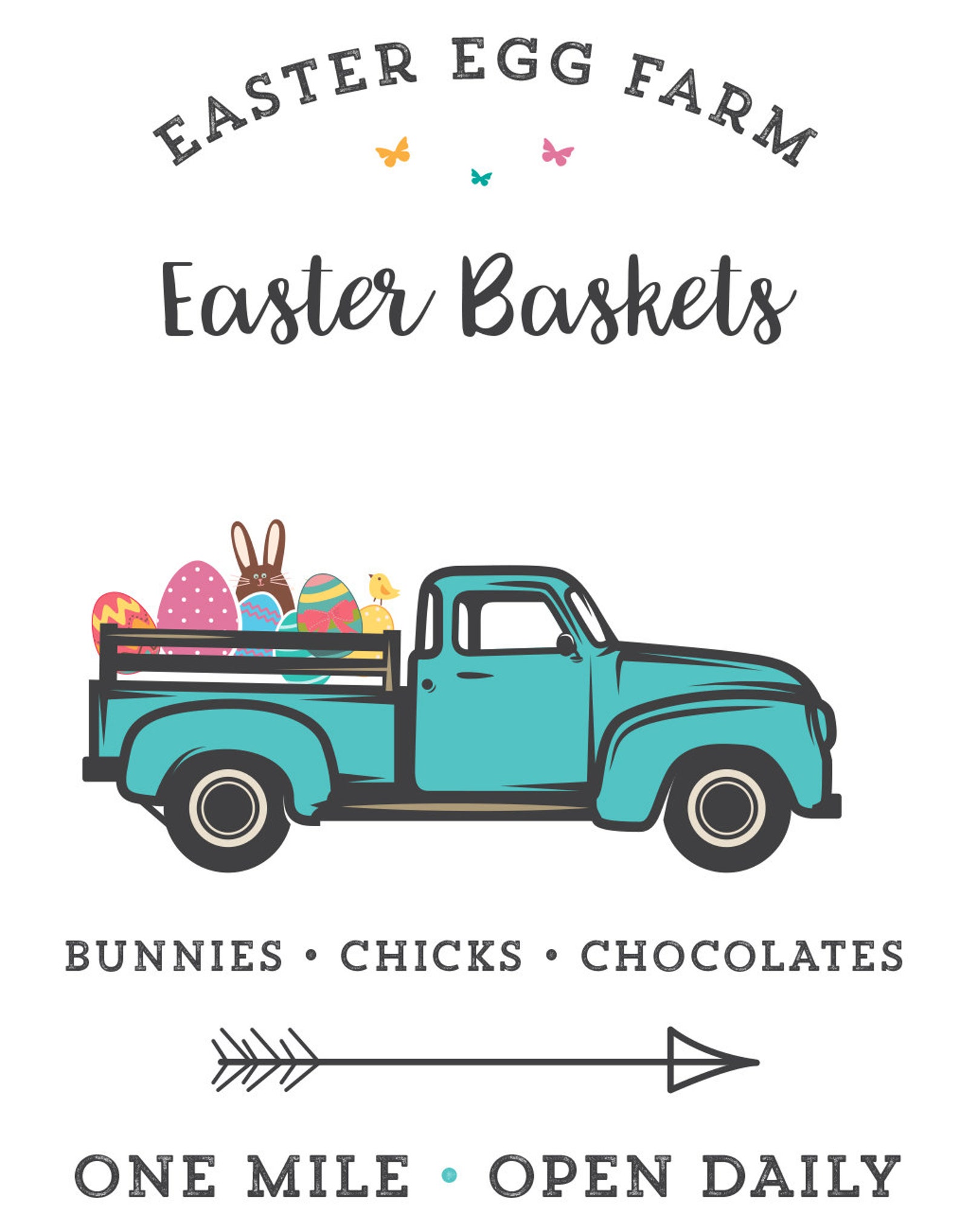 Easter Svg. Easter Truck Svg. Easter Decor. Easter Download | Etsy