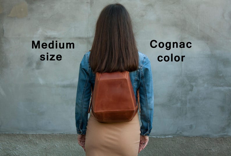 Geometry Shape Backpack Women Rucksack for Travel Handcrafted Everyday ...