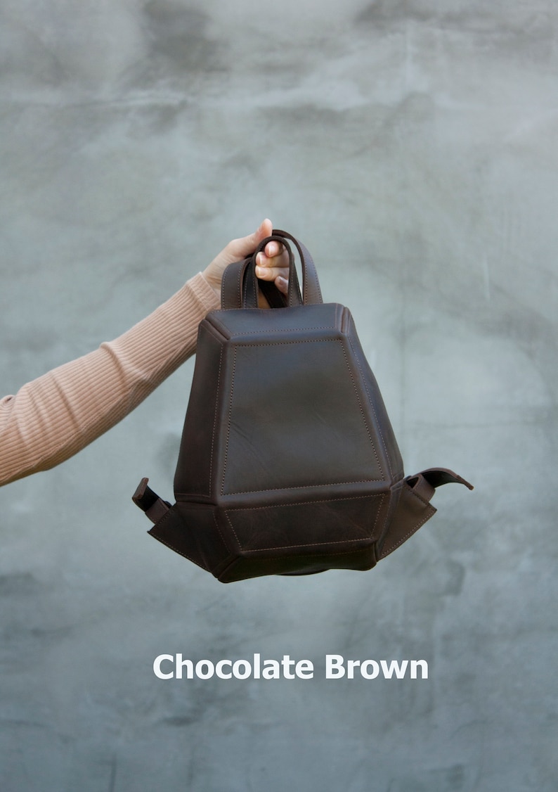 Anti Theft Leather Mini Backpack Women Dark Blue Rucksack - Etsy