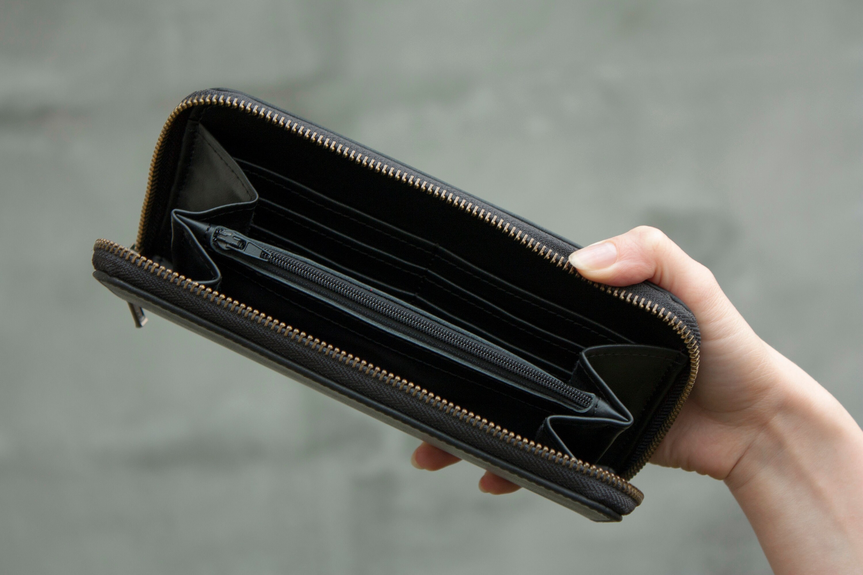 Falcon Bird Man Zipper Black Leather Wallet Women Large - Etsy