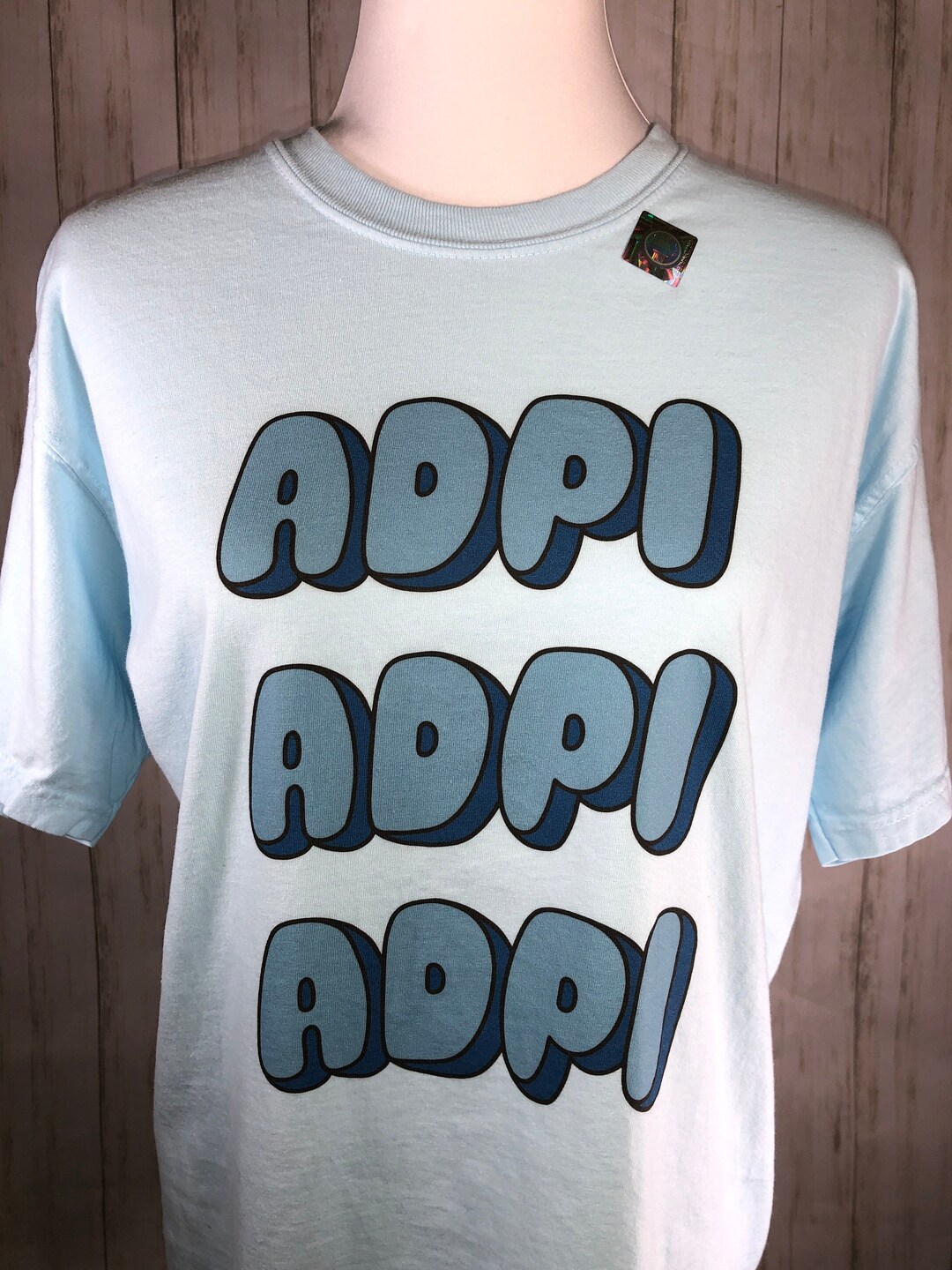 ADPI Sorority Bubble Letters Tshirt - Last 2 - Etsy