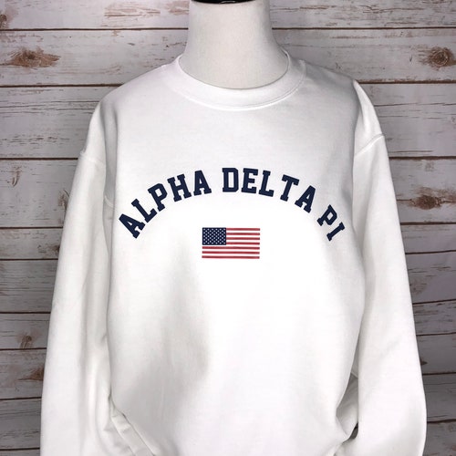 Adpi Alpha Delta Pi Watercolor Script Aluminum Sorority Etsy