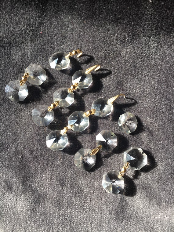 Group of octagon crystals | Etsy