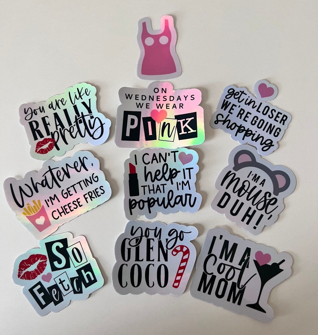 Mean Girls Sticker Set - Etsy