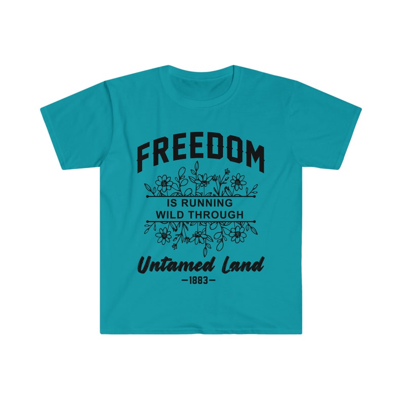 1883 Elsa Saying - Freedom is Running Wild Through Untamed Land Western ...