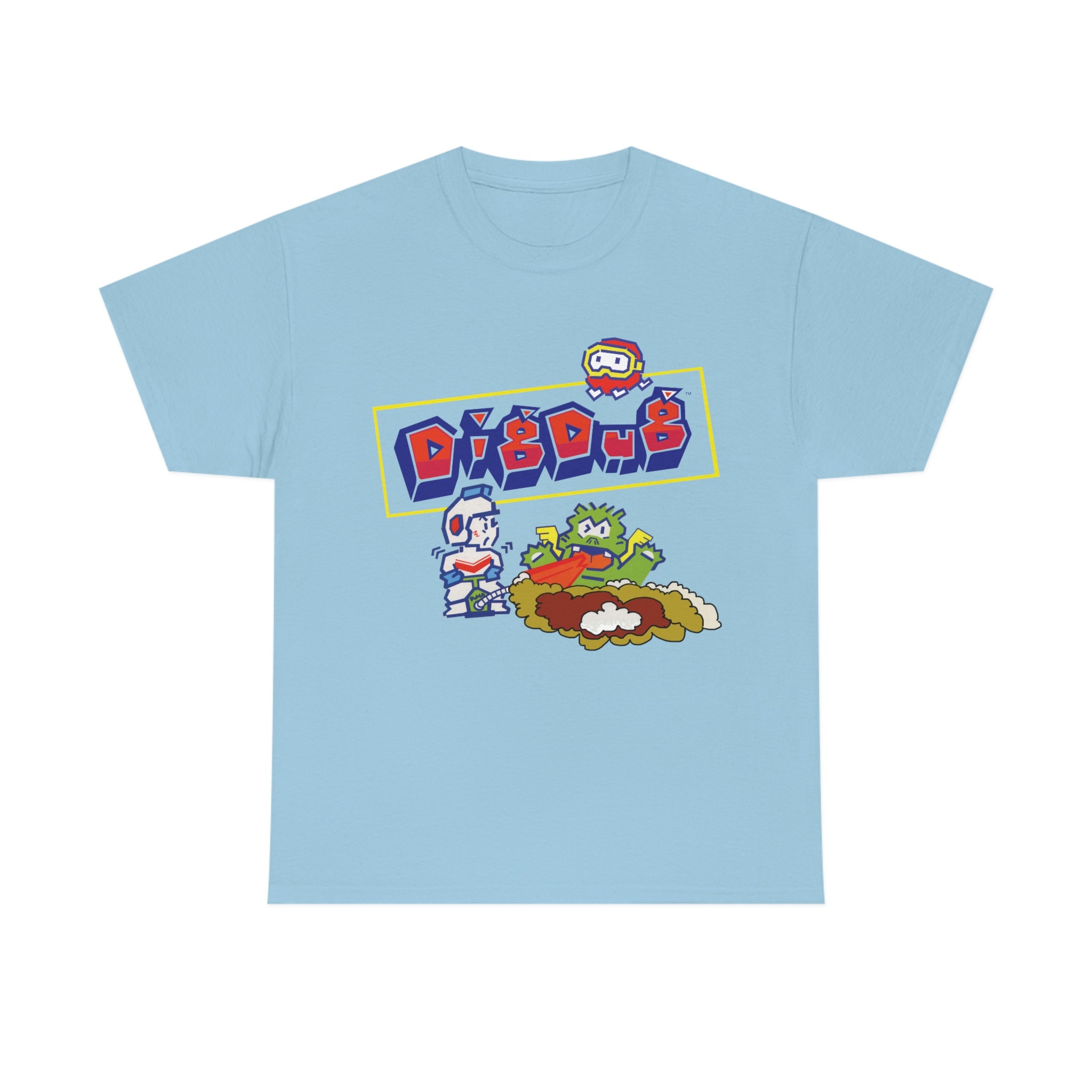 Retro 80s Atari Dig Dug Video Game Style Unisex Heavy Cotton Tee ...