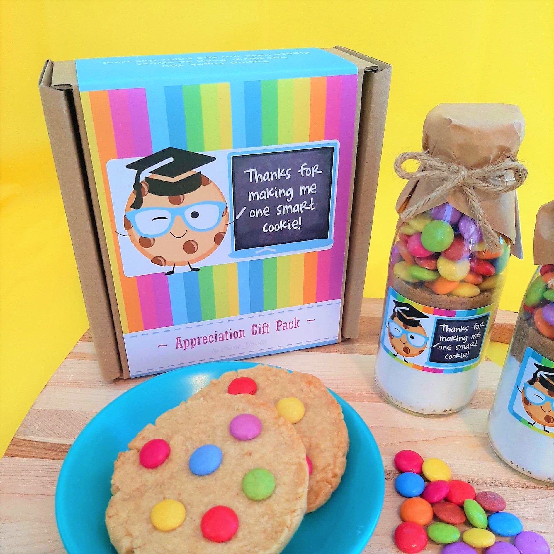 SMART Teacher Cookie Mix Gift Pack Gift for Teacher Teacher - Etsy