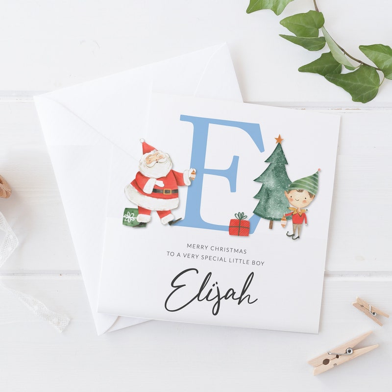 Child Christmas Card - Etsy