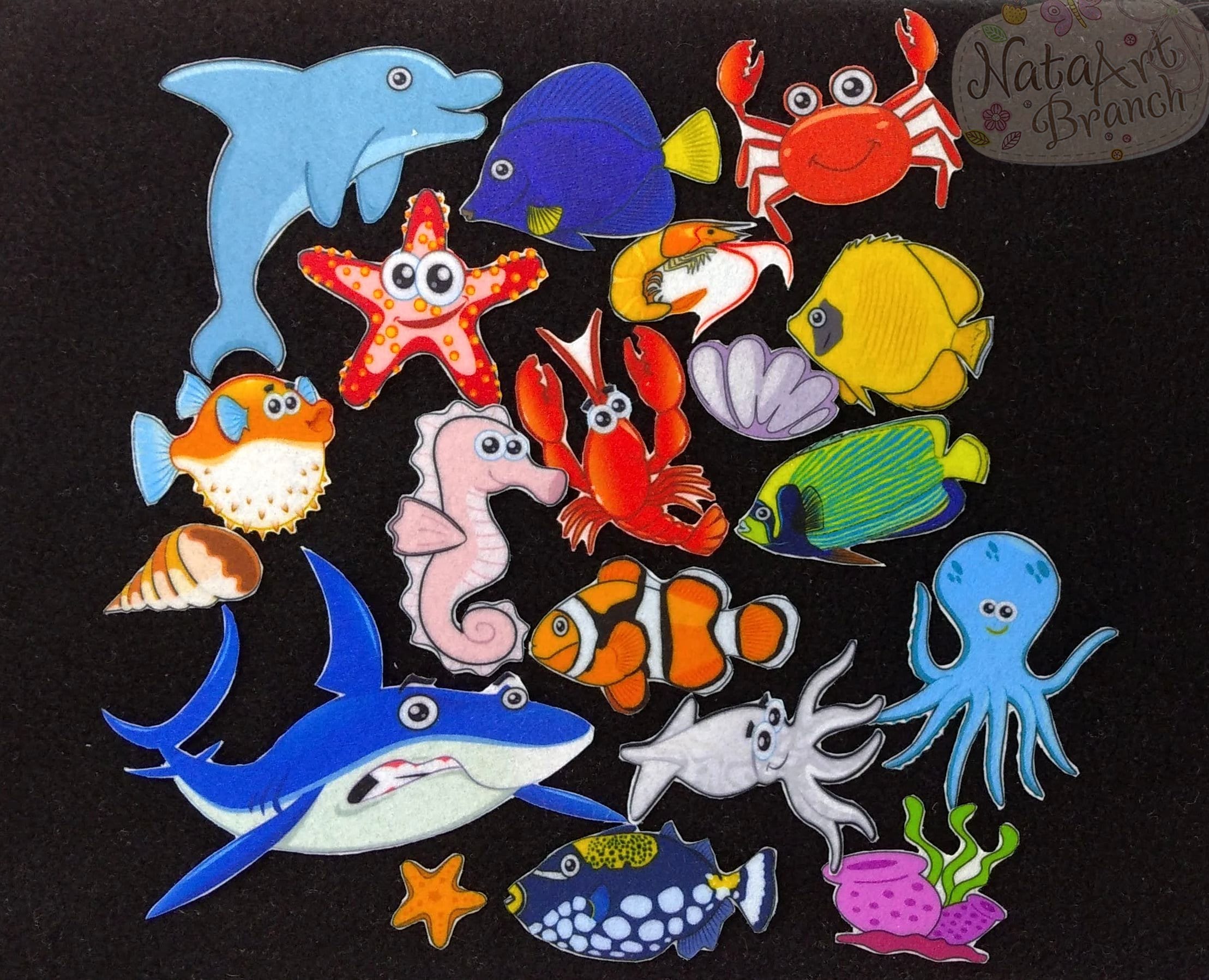 Under the Sea Felt Board Story Felt Sea Creatures Sea - Etsy Canada