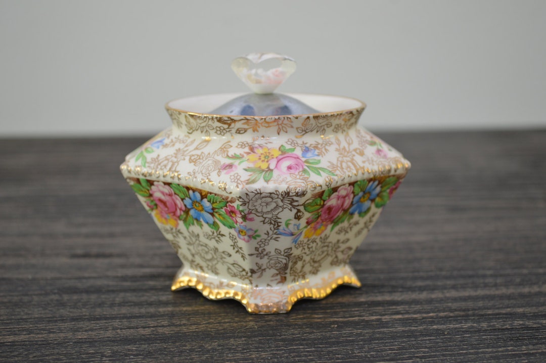 James Kent Ltd ‘balmoral’ Lidded Preserve Bowl/sugar Bowl - Etsy UK