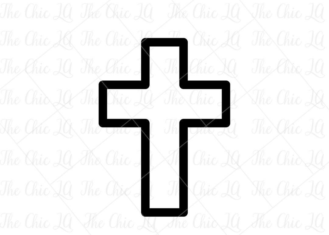 Cross Outline Clipart / Uso comercial Imprimibles - Etsy México