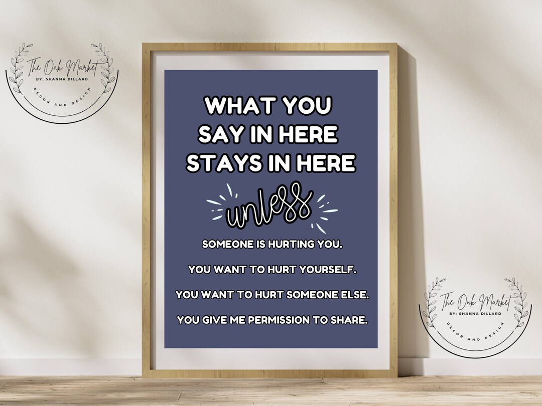 Confidentiality Poster | School Counselor | Psychologist | Social ...