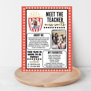 Meet the Teacher | Back to School | Template | Instant Download ...