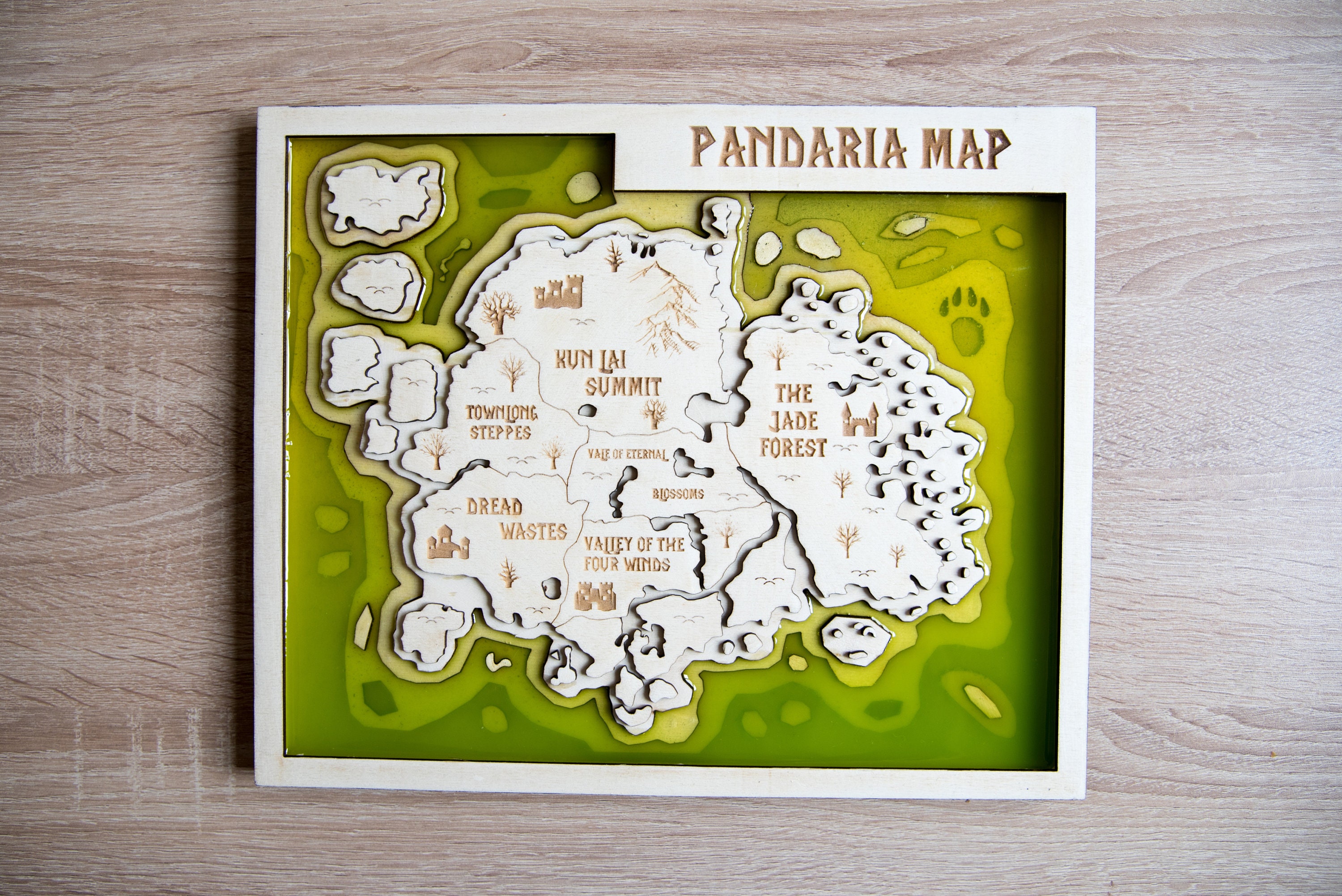 World of Warcraft Pandaria Map Pandaria Map WOW Pandaria - Etsy Ireland