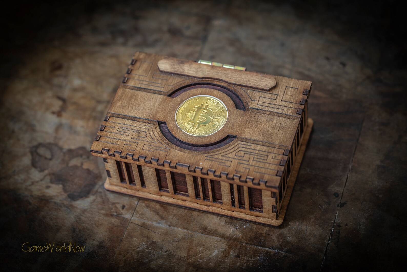 Bitcoin wooden box Bitcoin handmade box Bitcoin fan art | Etsy